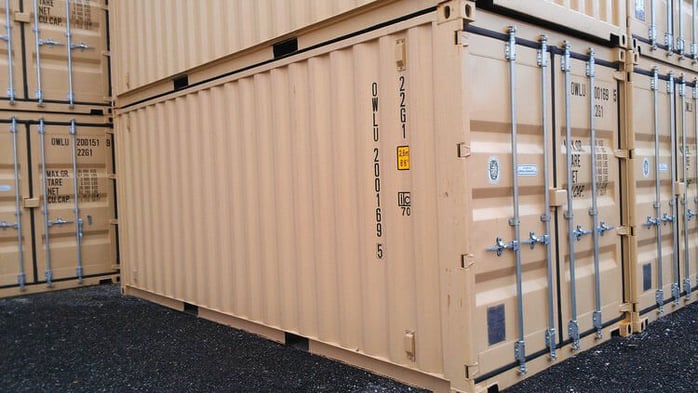Moving and Stacking 20' Containers — Super Cubes