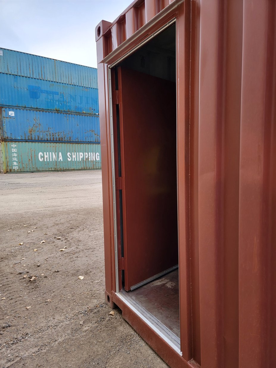 Super Cubes Modifies a 20' Container into a Tornado Shelter — Super Cubes