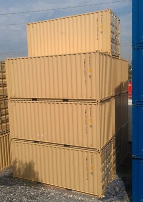 Moving and Stacking 20' Containers — Super Cubes